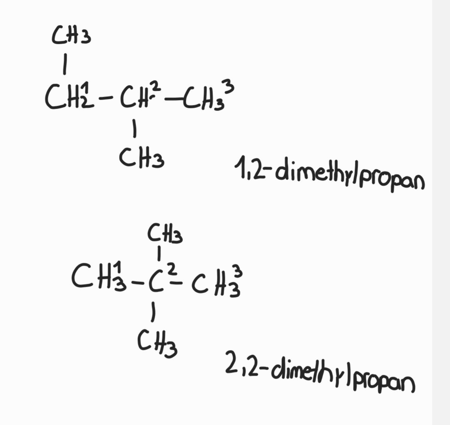 Ist das ein Isomer? (organische Chemie, Alkane, Isomere)