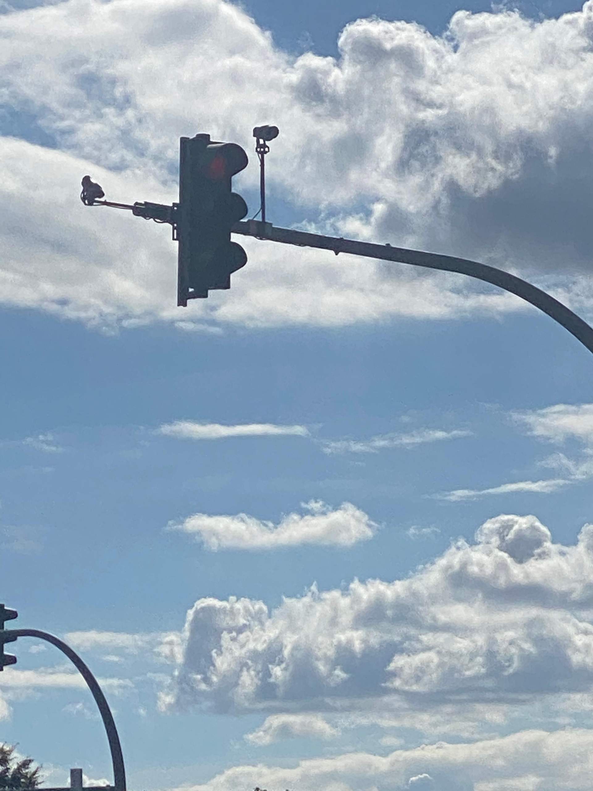 Ist das eine Blitze? (Auto, Blitzer, rote Ampel)