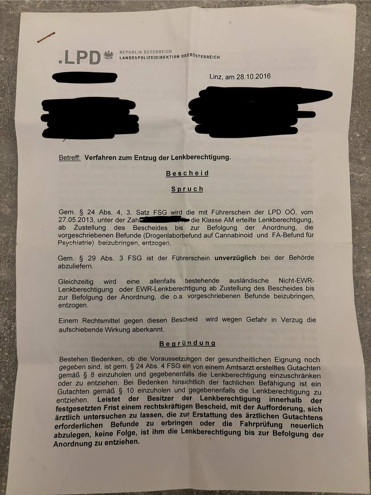 Ist das eine MPU? Oder muss ich einfach nur die Befunde bringen? (Führerschein, Fahrerlaubnis ...