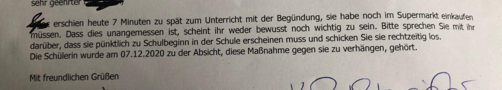 Ist dieser Verweis fair? (Schule)