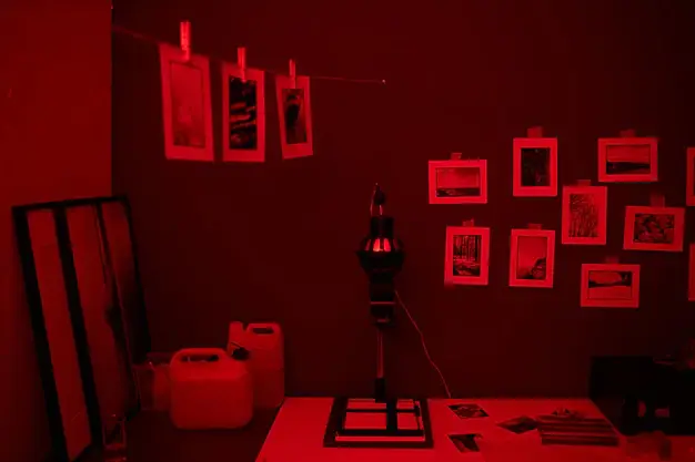 Ist das rote Licht im Fotoraum speziellrs rotes Licht oder gelbes Licht ...