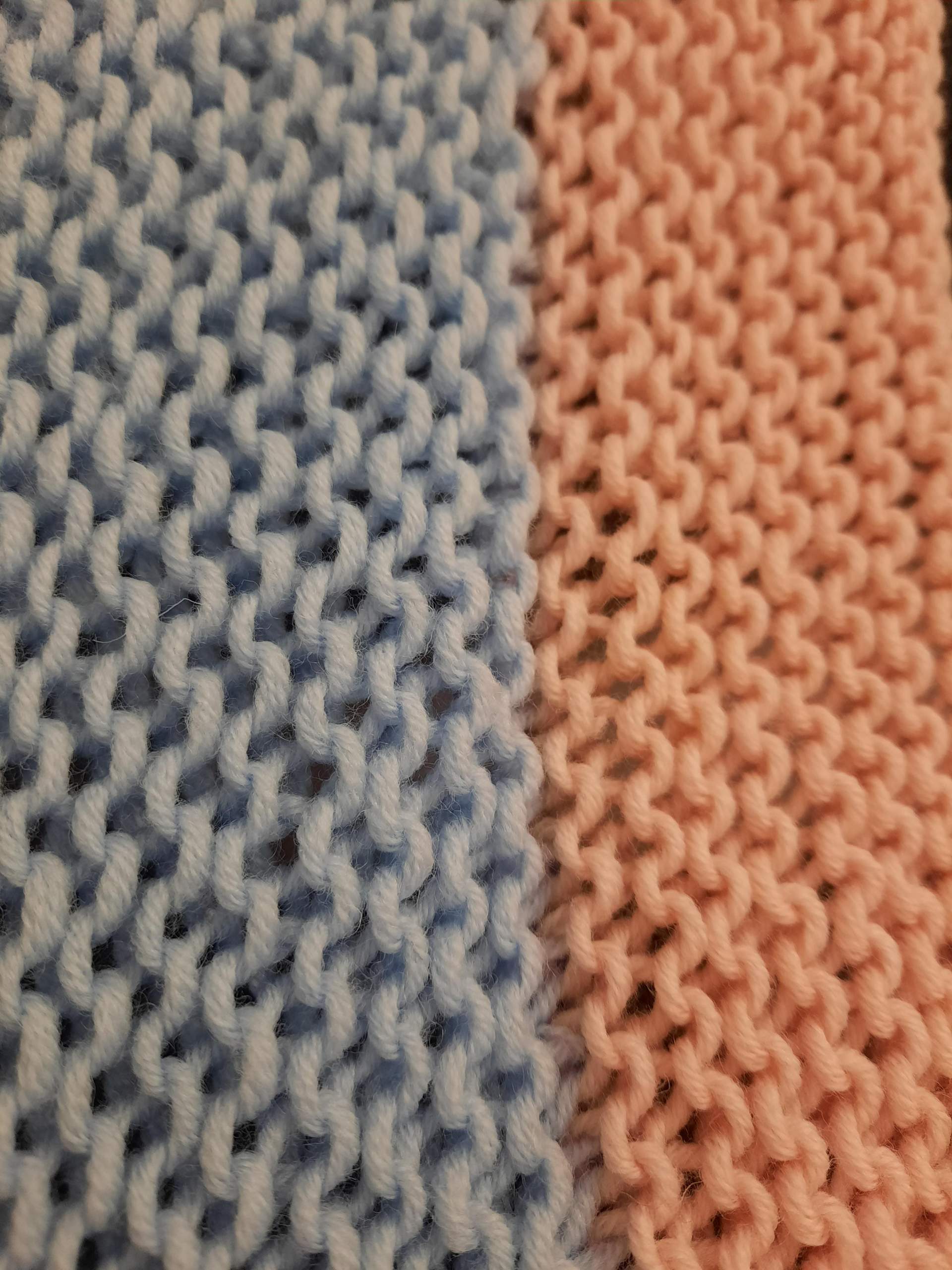 Ist das Stück gestrickte zu löchrig weil meine Nadeln 7mm breit sind ...