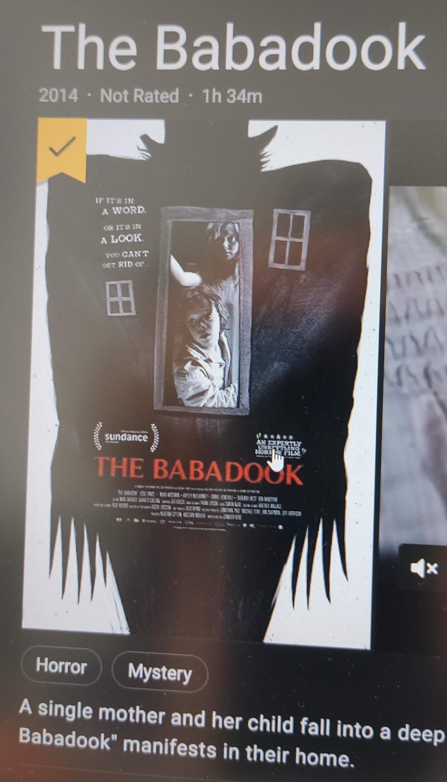 Ist der Film "Der Babadook" gut? (Filme und Serien, Fernsehen, Meinung)