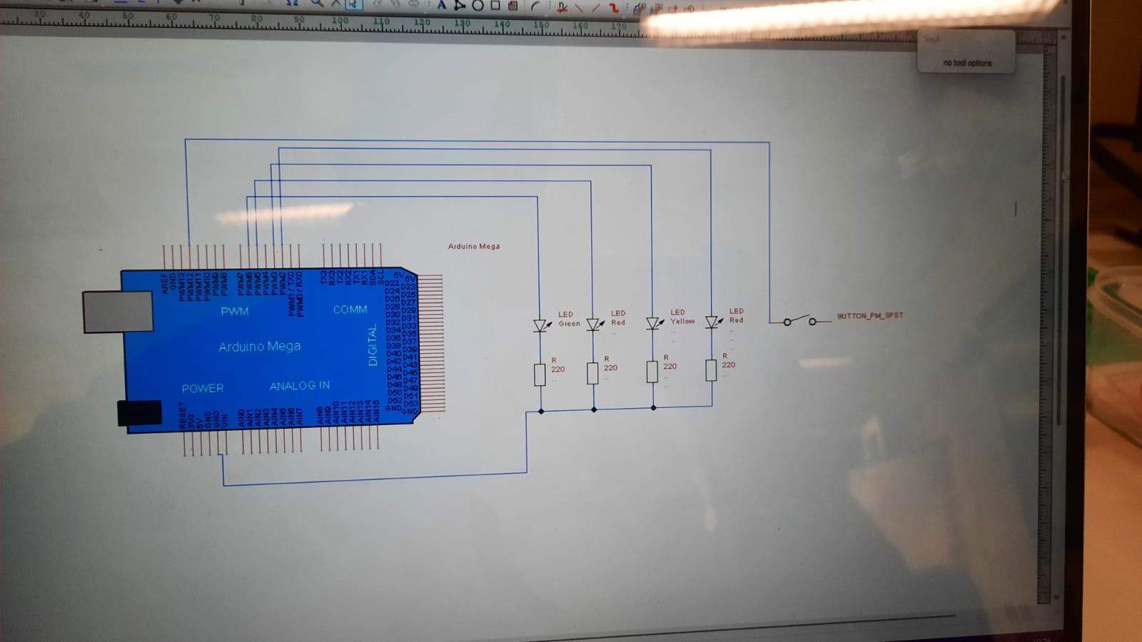 Ist der TinyCAD Schaltplan zum Arduino richtig? (Physik, Elektrik, Kabel)