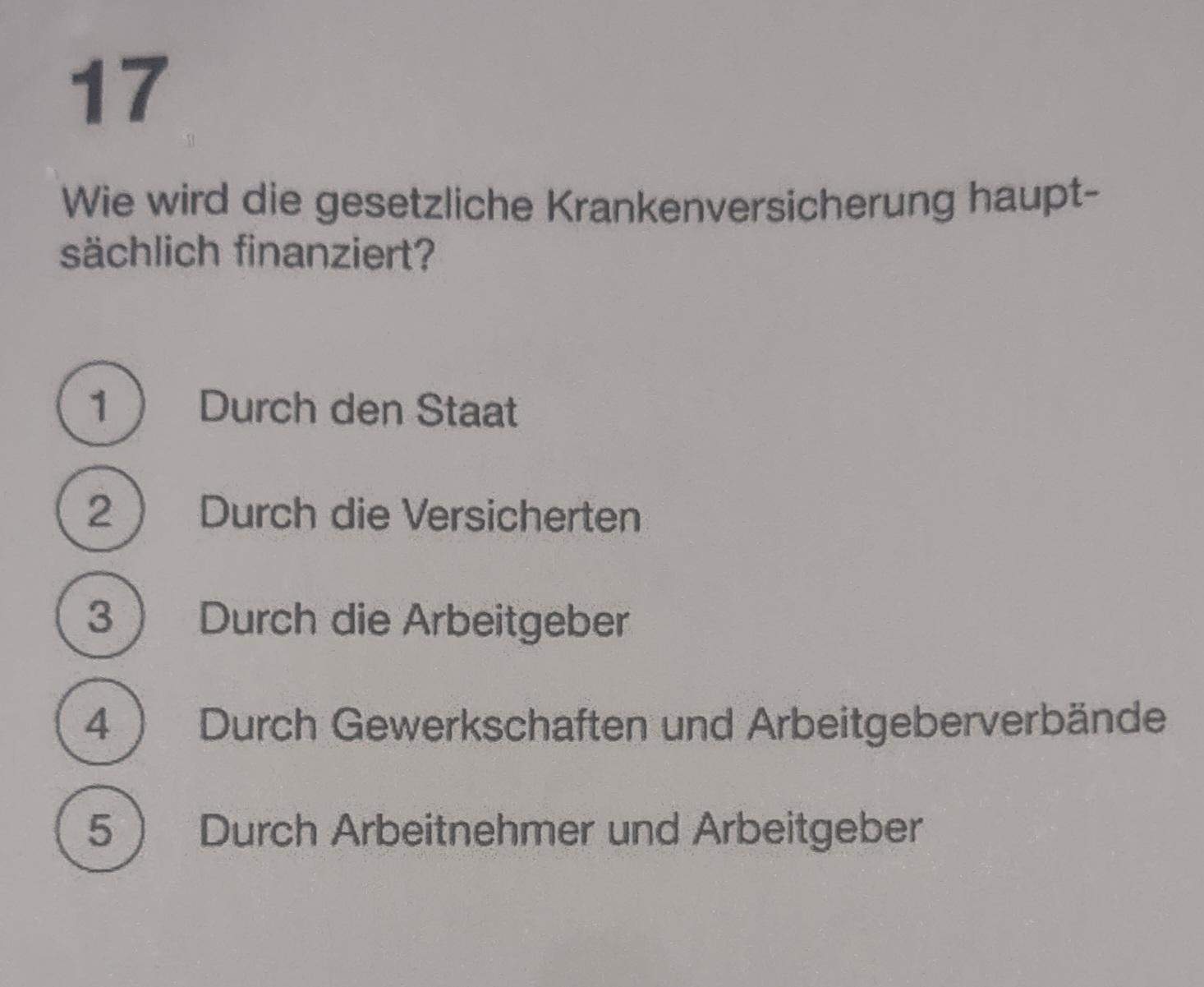 Ist die Antwort 5 richtig? (Wirtschaft, Sozialkunde) Ist die Antwort 5 richtig? (Wirtschaft, Sozialkunde)