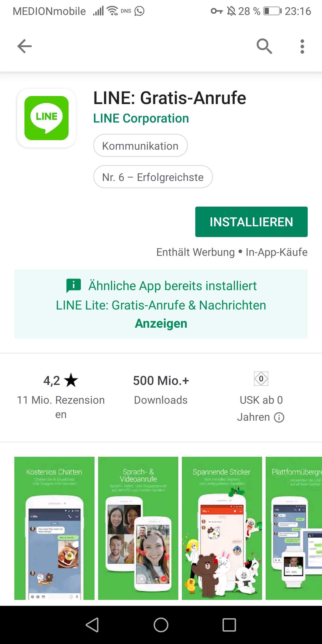 Ist die App Line sicher? (Google Play Store)