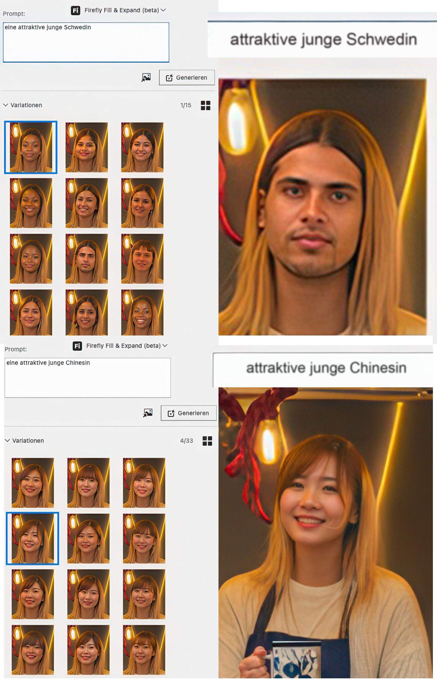 Ist die Bild-KI von Adobe rassistisch gegen Weiße? (Rassismus, künstliche Intelligenz ...