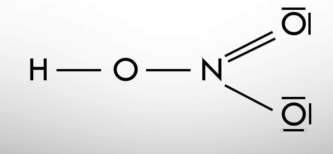 Ist die LEWIS-Formel für Salpetersäure richtig? (Schule, Chemie, lewis ...