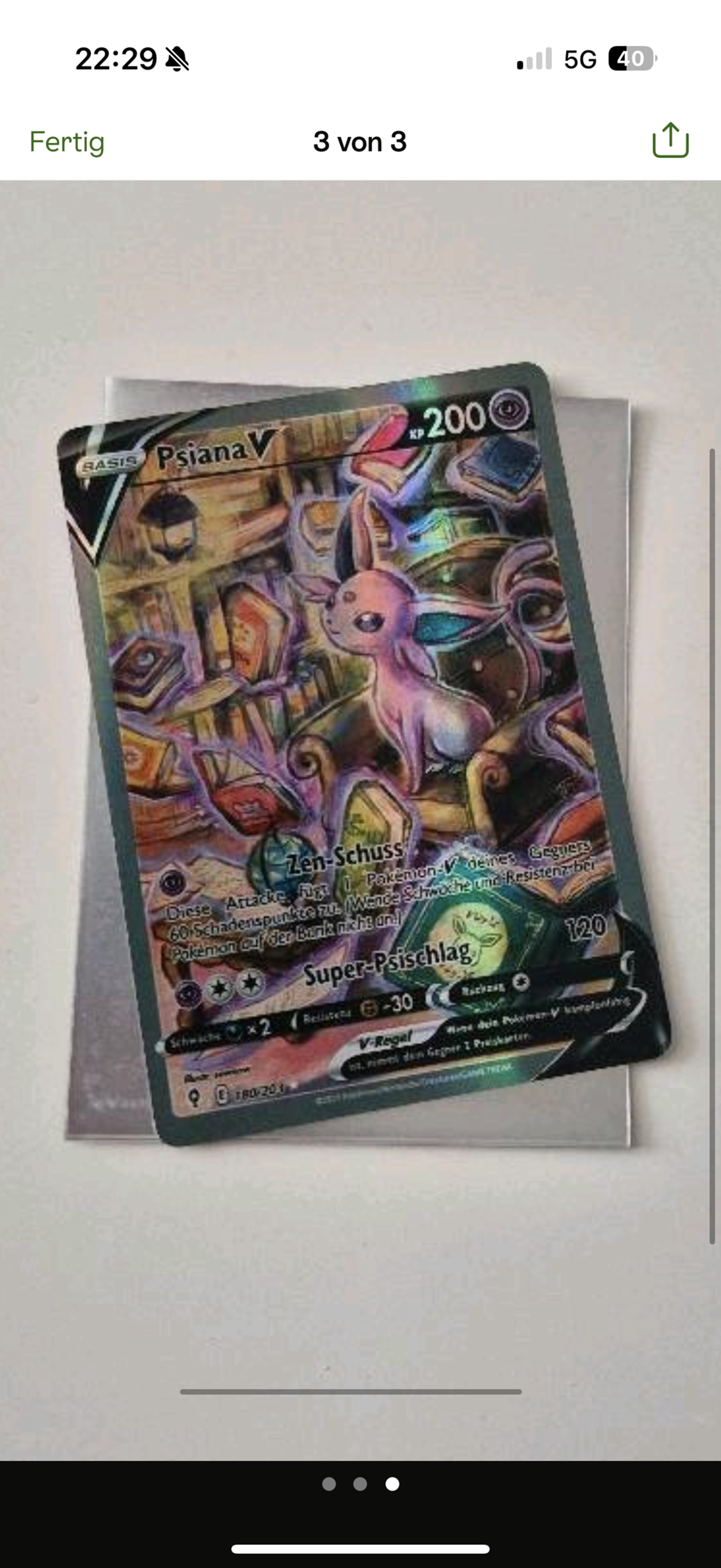 Ist die Pokémon Karte echt? (Pokemon, Karten, Kartenspiel)