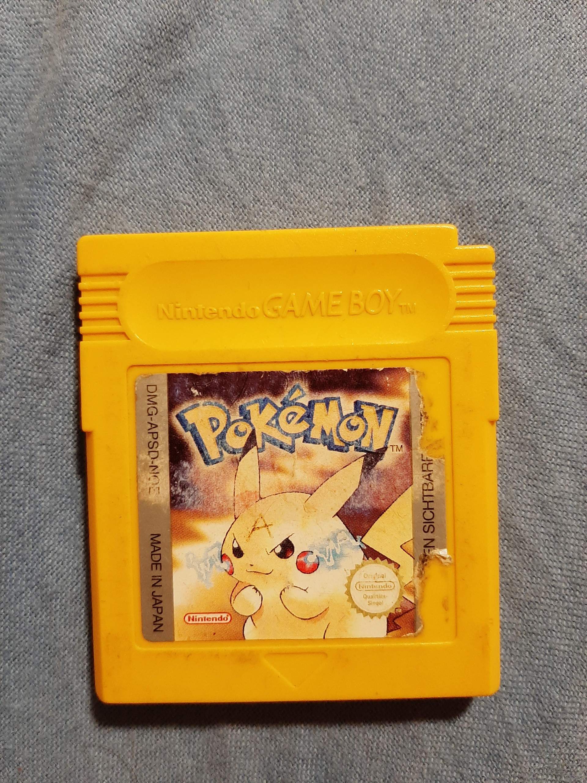 Ist dies eine Echte Version von Pokémon Yellow für den Gameboy? (Spiele ...
