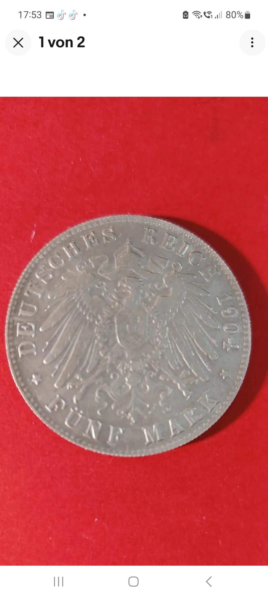 Ist diese Münze echt? (Geld, Münzen)