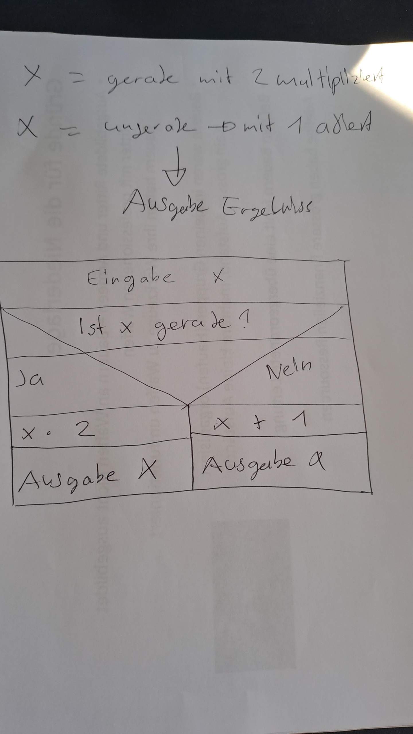 Ist dieses Struktogramm richtig? (Programm, Informatik, IT)
