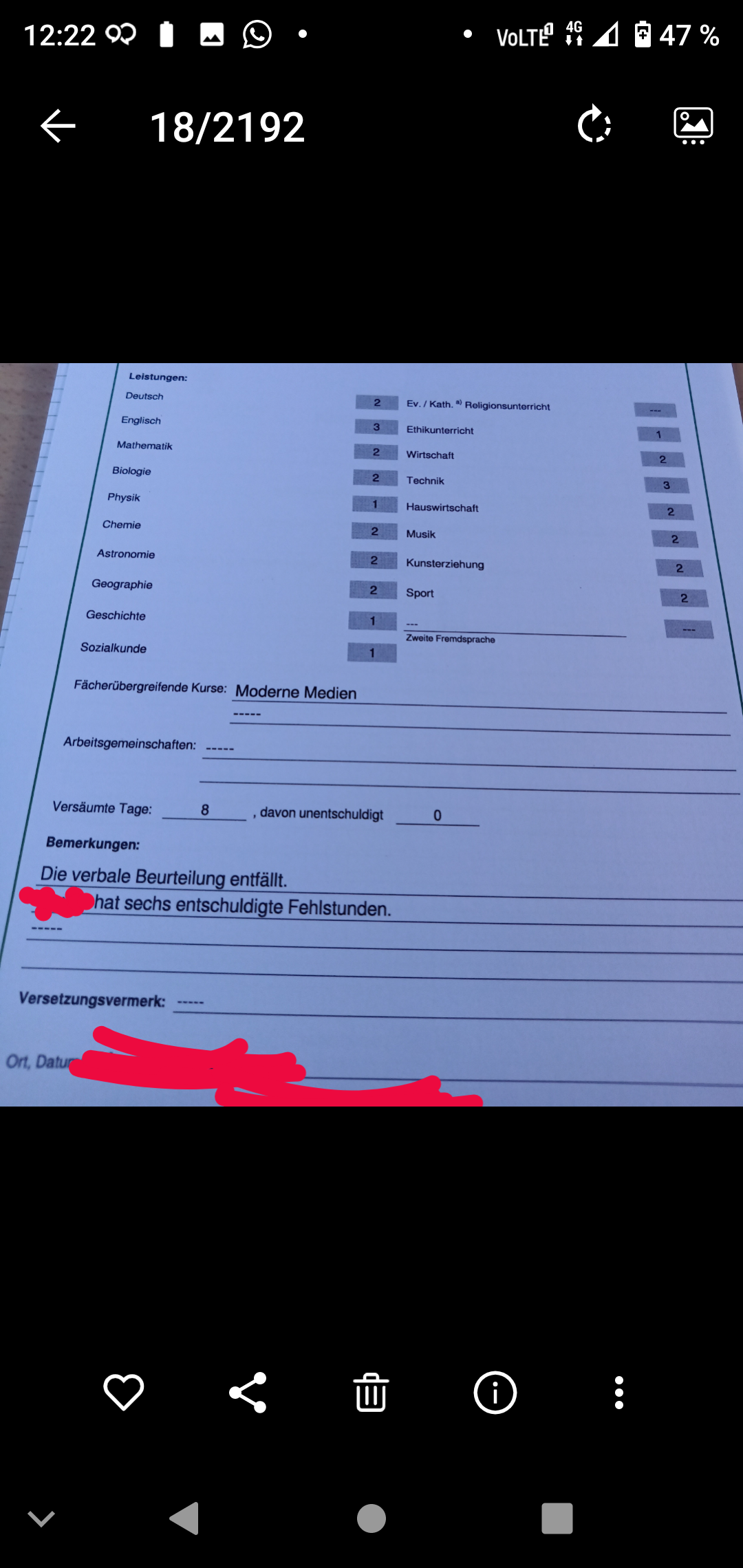 Ist dieses Zeugnis gut oder schlecht? (Schule, Abitur, Noten)