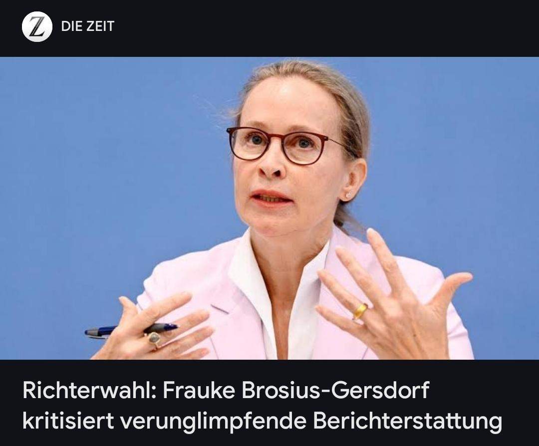 Ist Frauke Brosius-Gersdorf eine schlechte Verlierern? (Richter, Richterin)