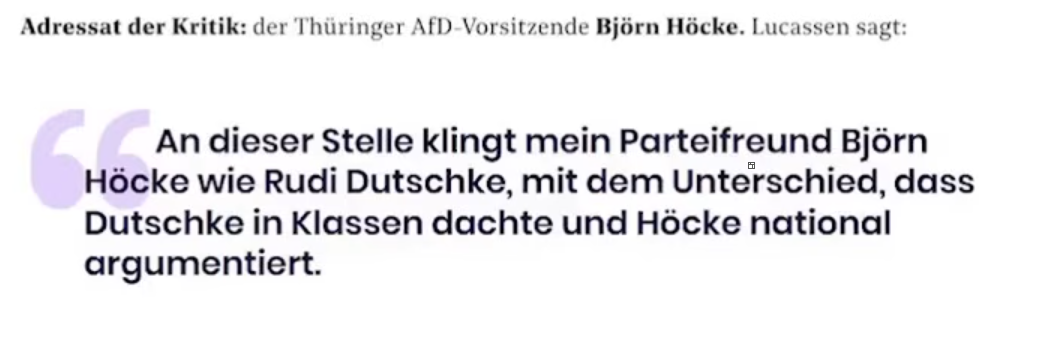 Ist Höcke ein neuer Dutschke? (Politik, Deutschland, AfD)
