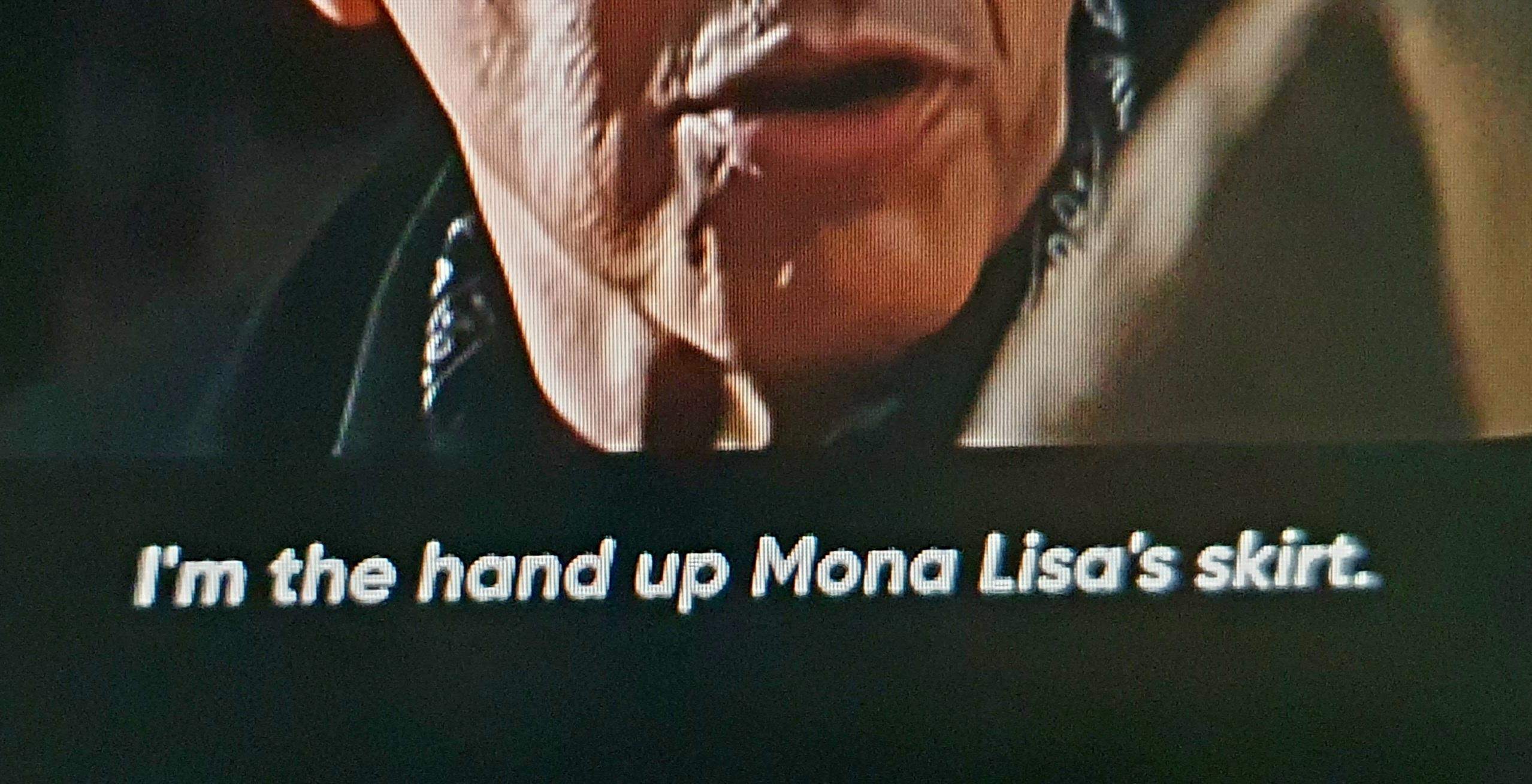 Ist im Bild Mona Lisa eine fremde Hand zu sehen? (Bilder, malen, Malerei)