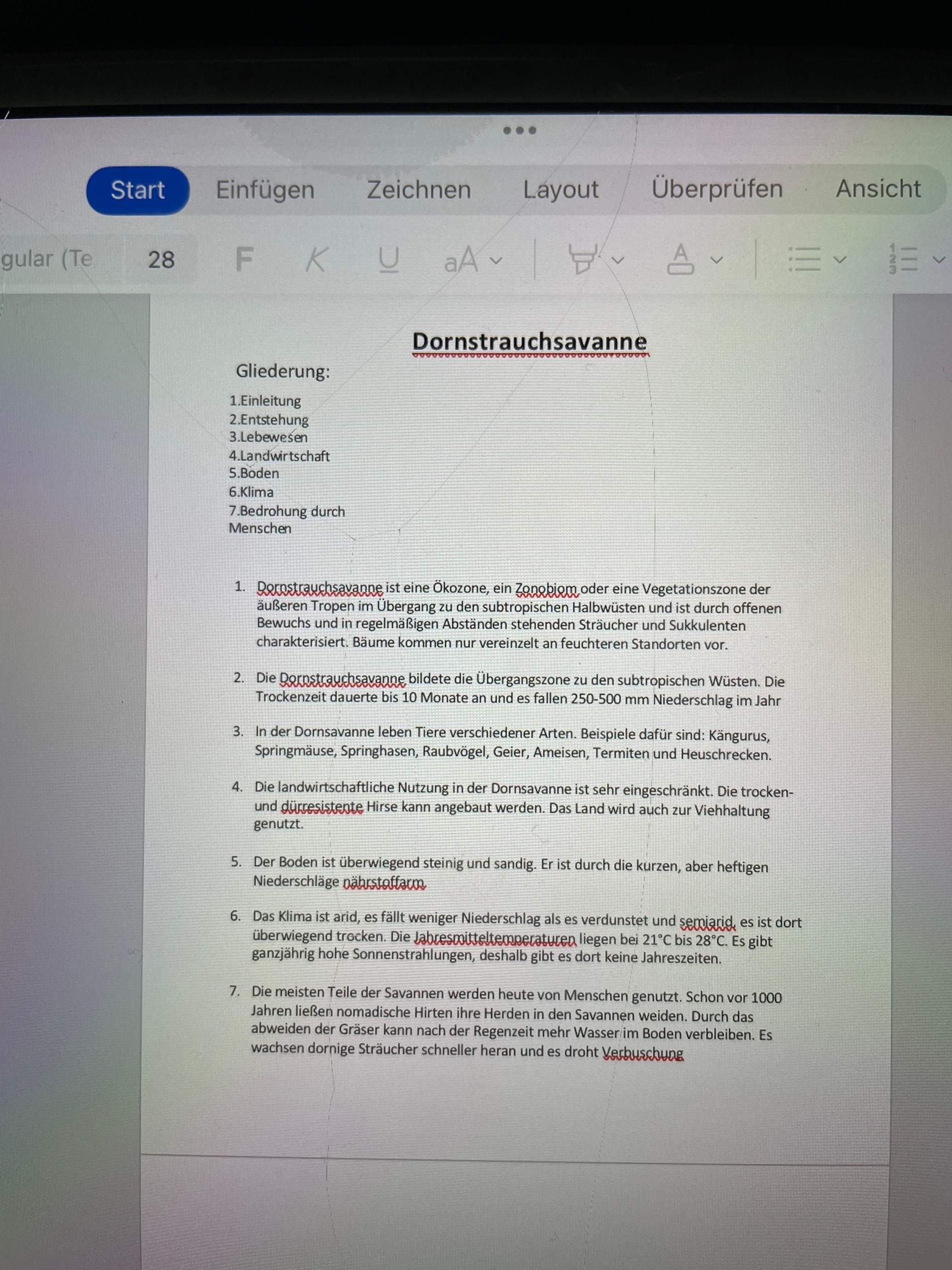 Ist mein Handout gut oder sollte ich es überarbeiten? (Schule, Lernen ...