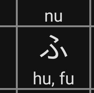 Japanisch hiragana hu&fu? (Japan, Schriftzeichen)