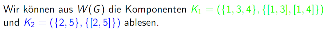 Java - Komponenten aus einem Graph berechnen / Algorithmus? (Computer, programmieren, Informatik)