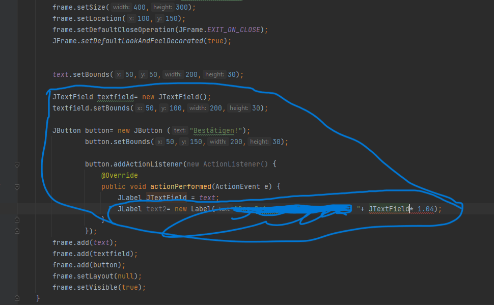 Java- Wie kann man nachdem man ein Button gedrückt hat genau die Zahl ... Java- Wie kann man nachdem man ein Button gedrückt hat genau die Zahl ...