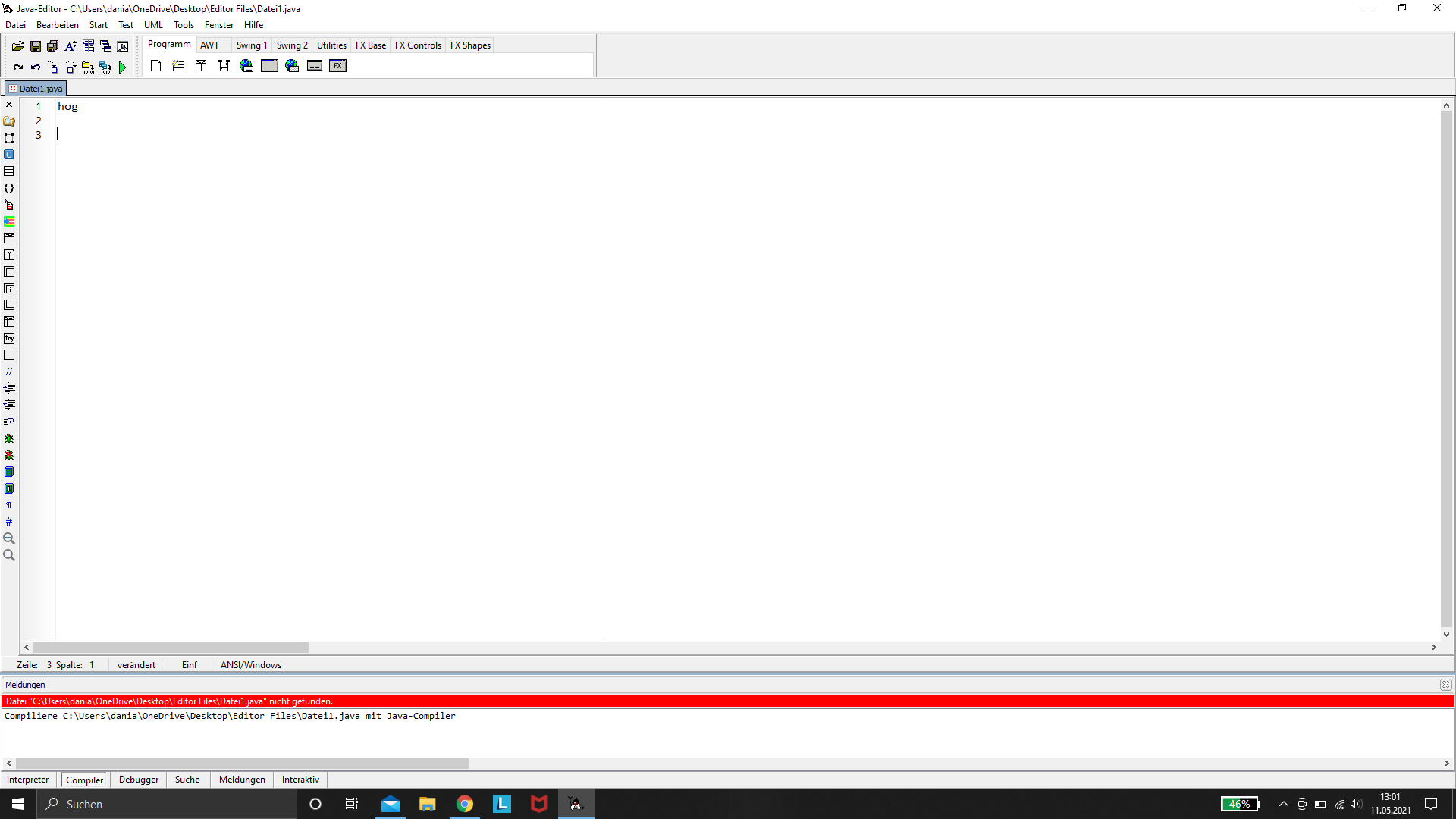 Java Editor fehler? (Computer, Technik, Spiele und Gaming)