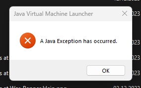 Java Error bei Iris Installation? (PC, Minecraft, Mods)