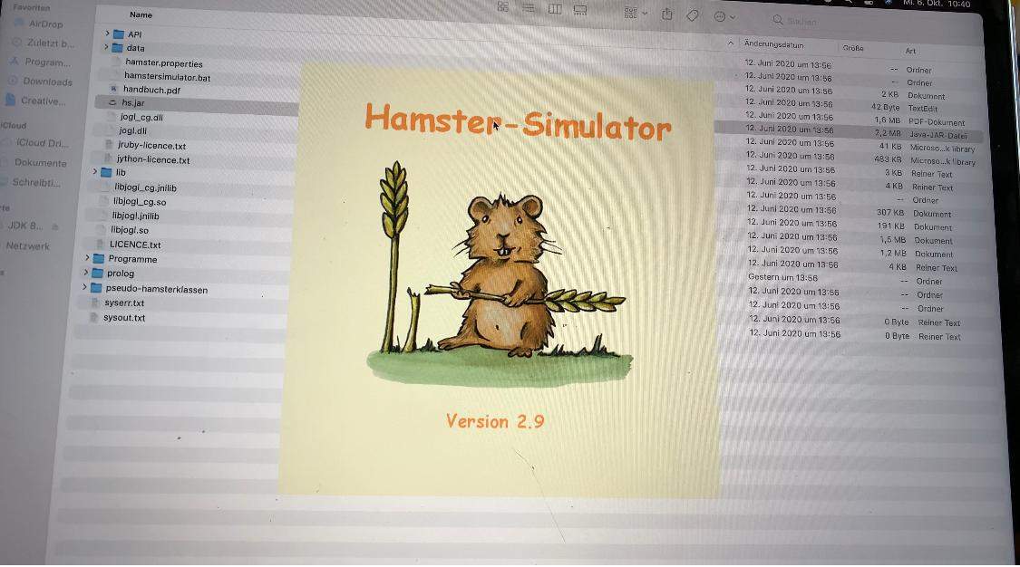 Java Hamster auf einem MacBook?