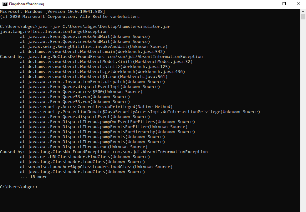 Java Hamster SImulator öffnet sich nicht? (Computer, Technik, PC)