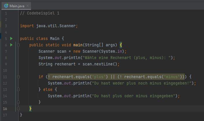 Java If Abfrage Wenn Ein String Nicht Text1 Oder Text2 If Abfrage