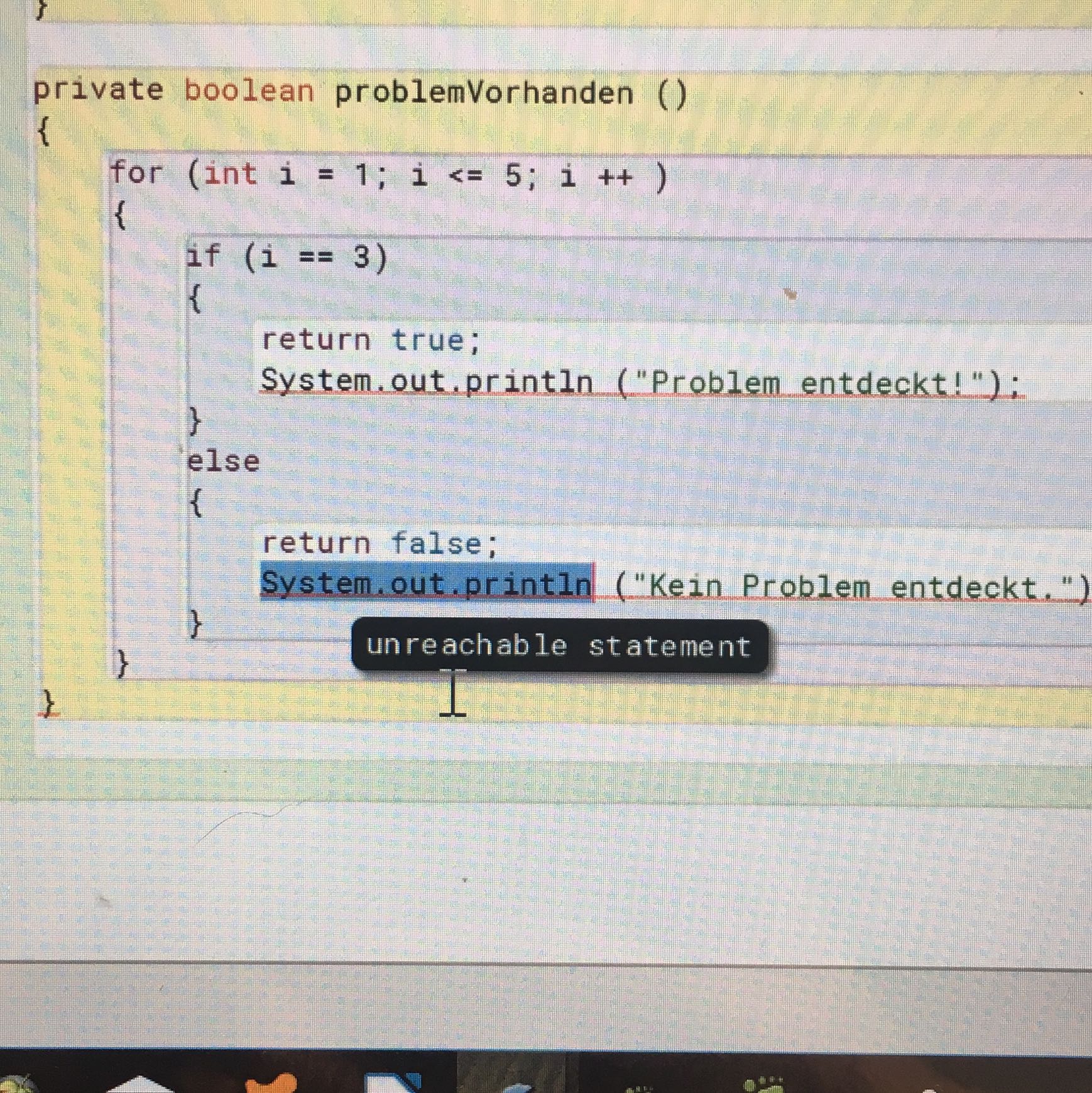Java If Bedingung For Schleife Boolean Methode Computer Informatik Bluej