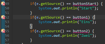 Java JButton und ActionListener in zwei verschiedenen Klassen ...