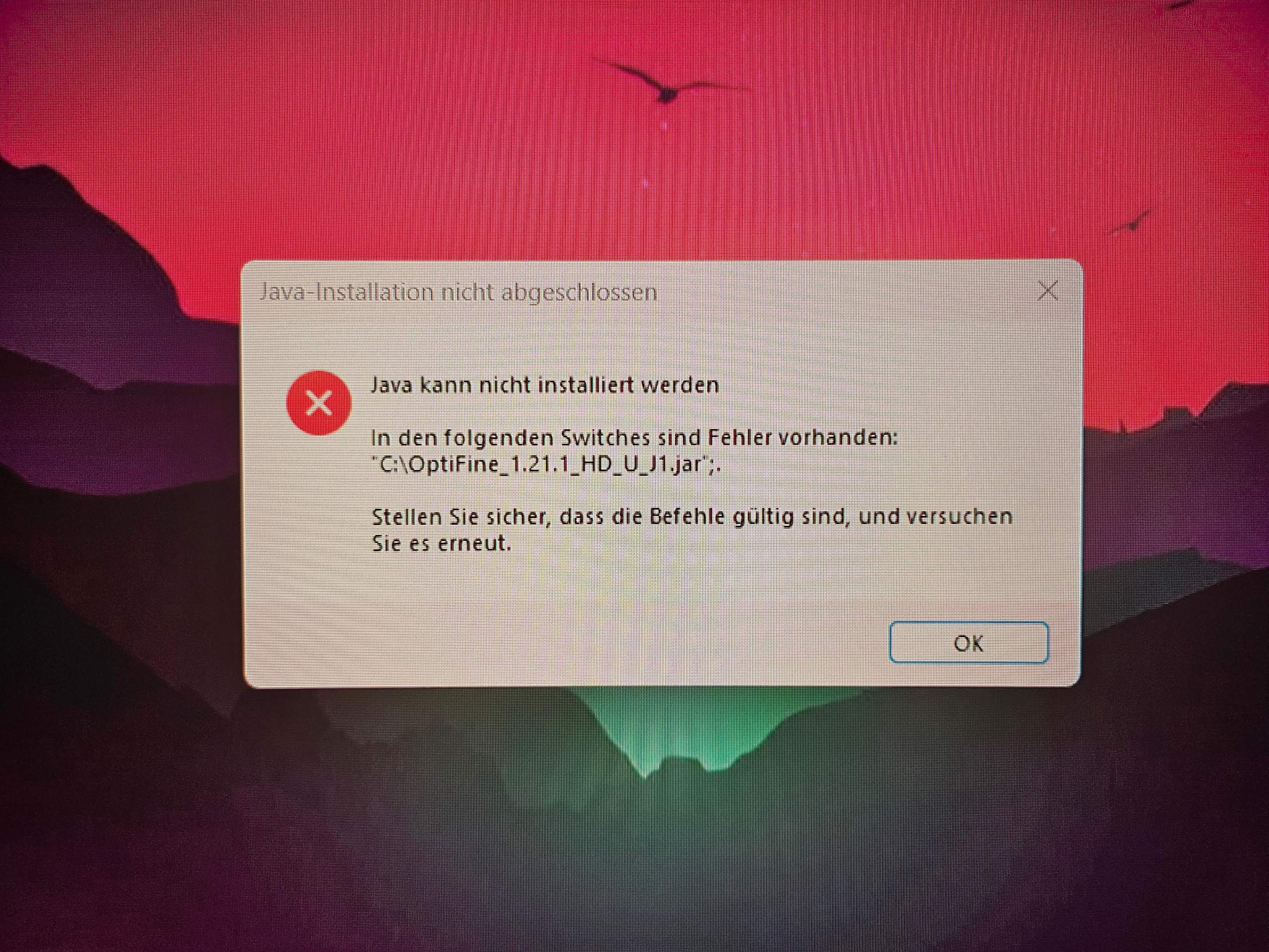 Java Kann Nicht Installiertwerden App Software