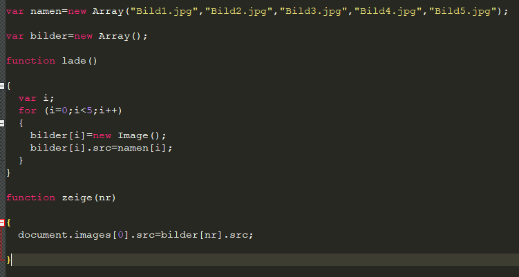 Javascript Bilder per Knopf austauschen? (Computer, programmieren, Informatik)