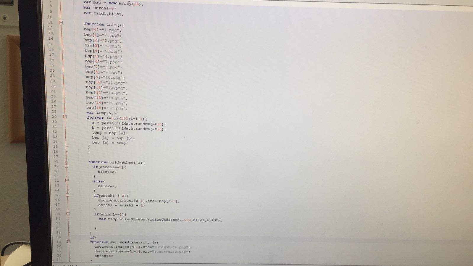 JavaScript Memory Spiel erstellen? (Computer, Schule, Technik)