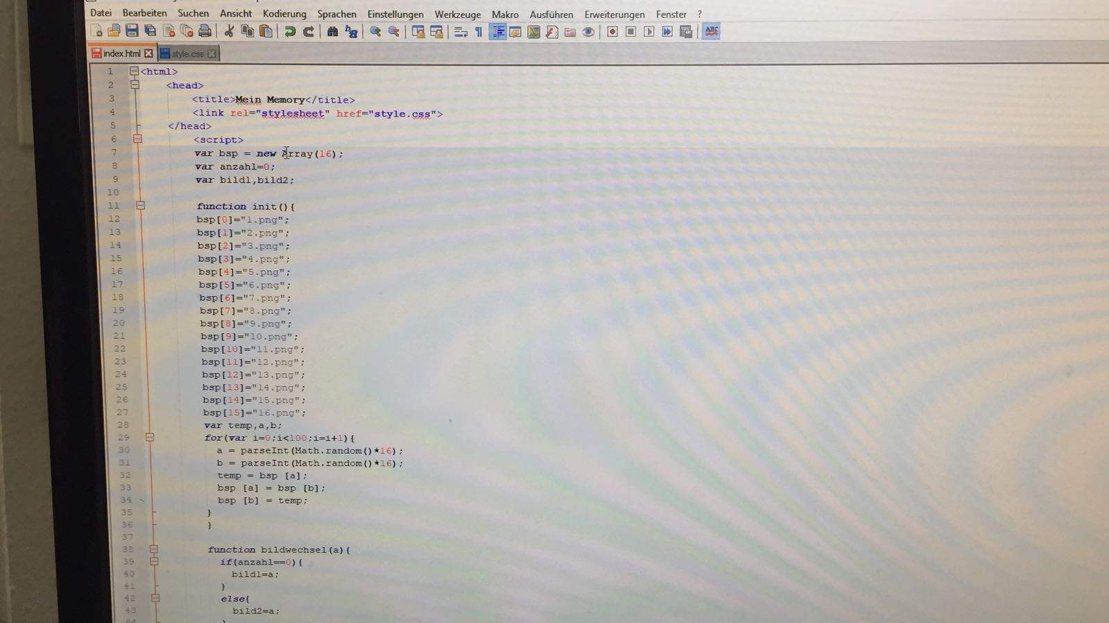 JavaScript Memory Spiel erstellen? (Computer, Schule, Technik)
