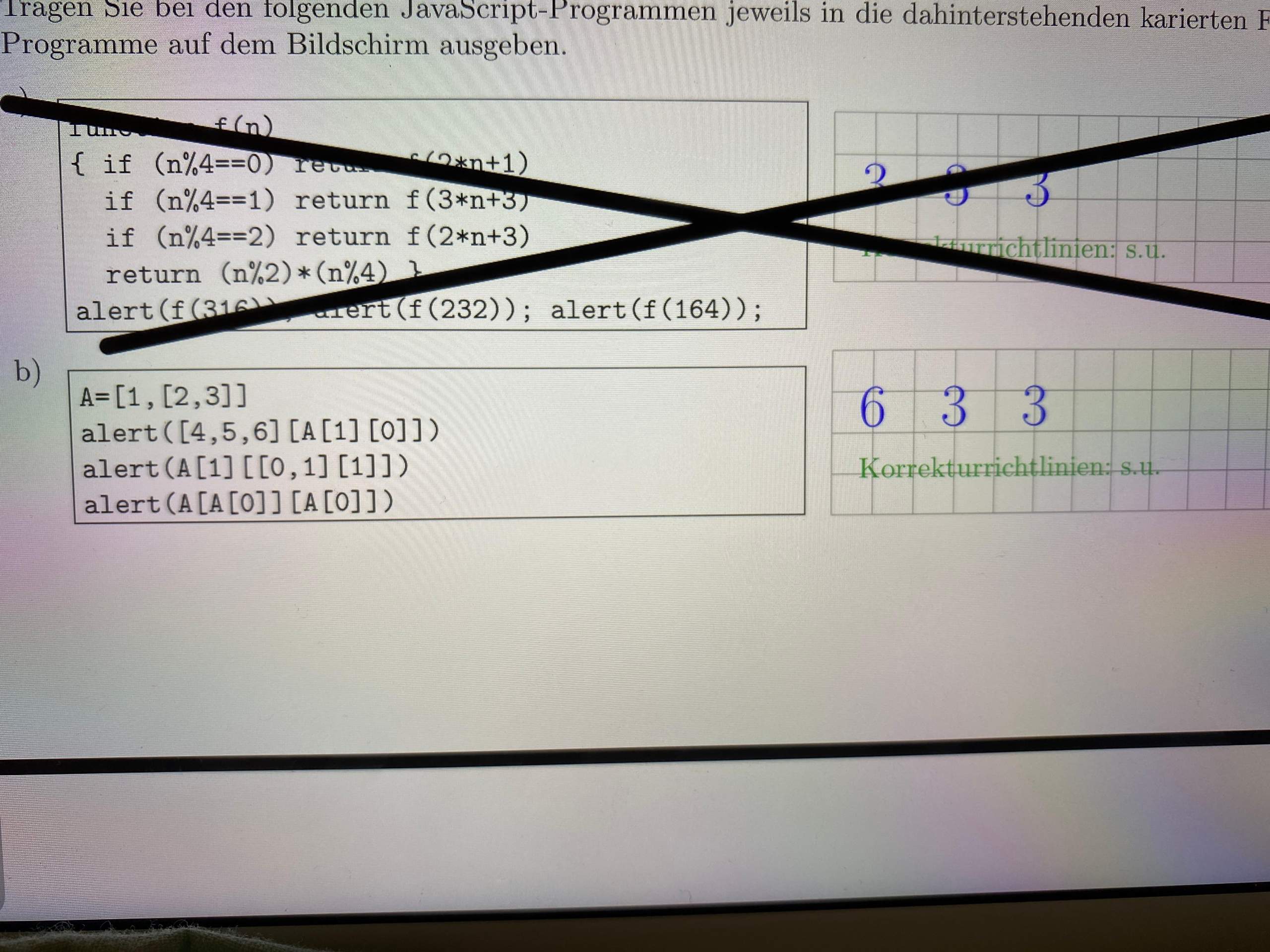 JavaScript programmieren Ausgaben alert Informatik? (Computer) JavaScript programmieren Ausgaben alert Informatik? (Computer)