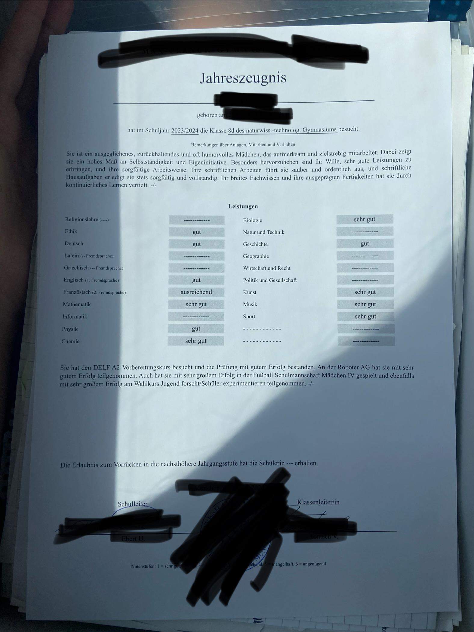 Kann ich deswegen in der 10./11. durchfallen? (Lernen, Gymnasium)