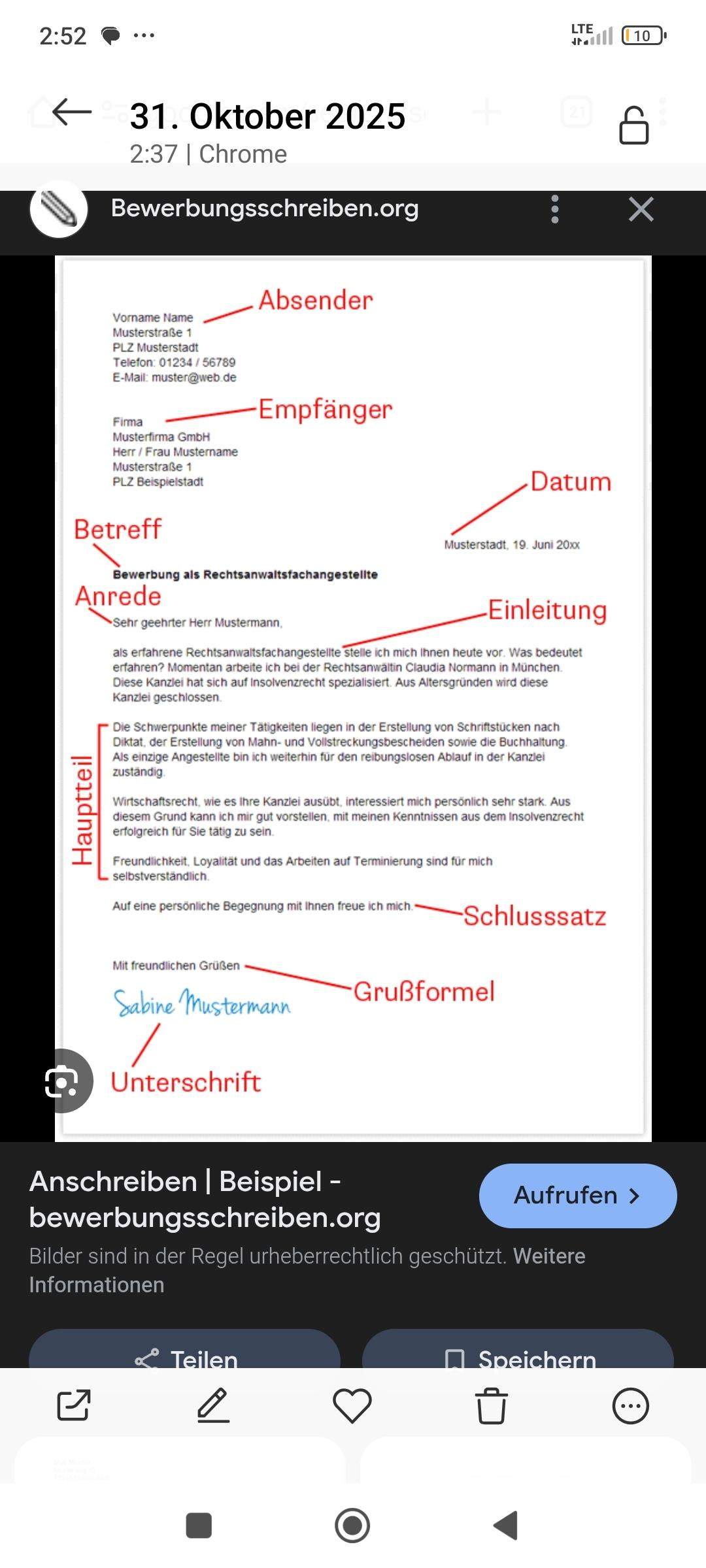Kann man den Absender so schicken? (Schreiben, Brief)