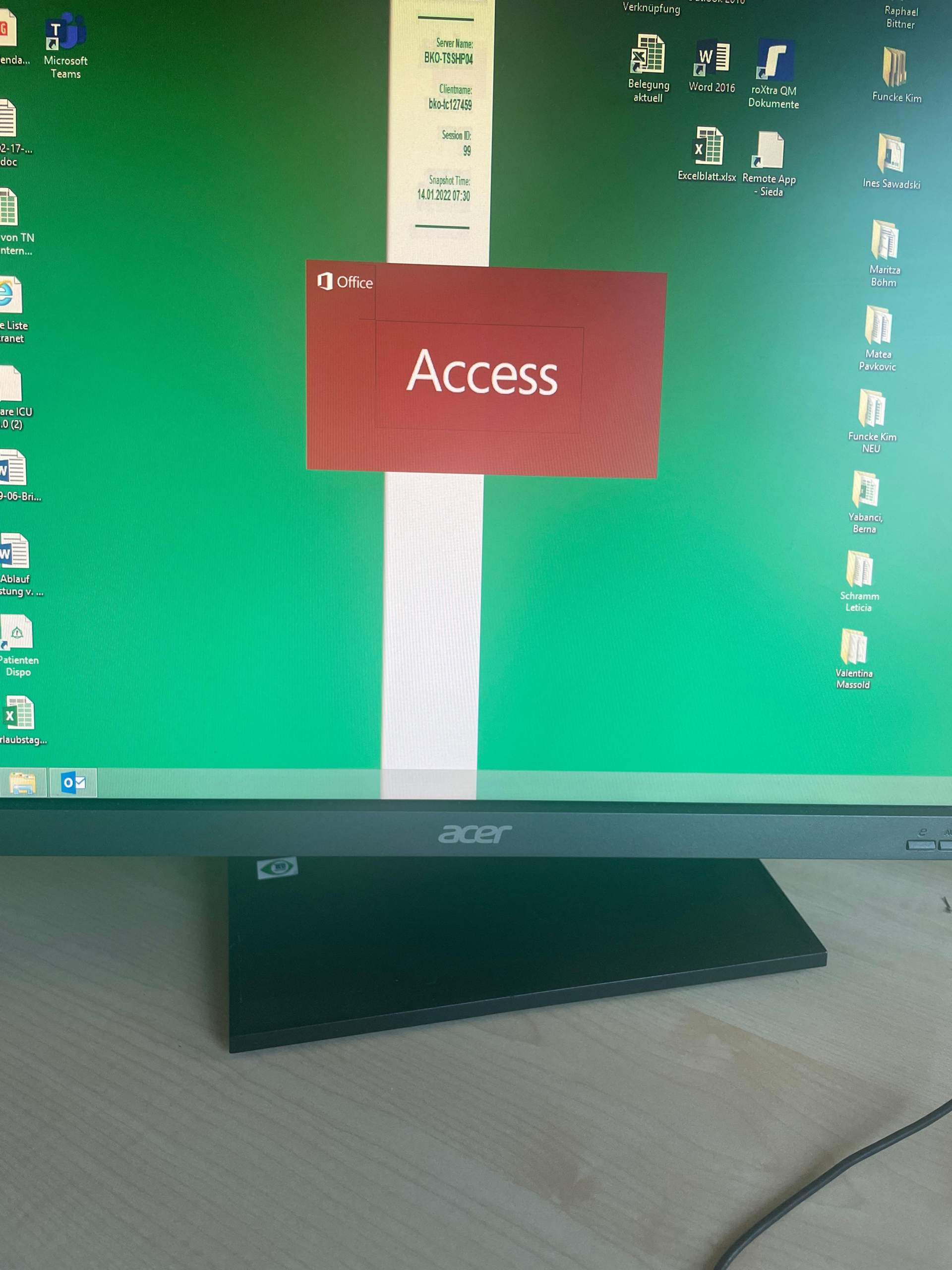 Kann man den startbildschirm von Access ändern? (Computer, Technik, Office)