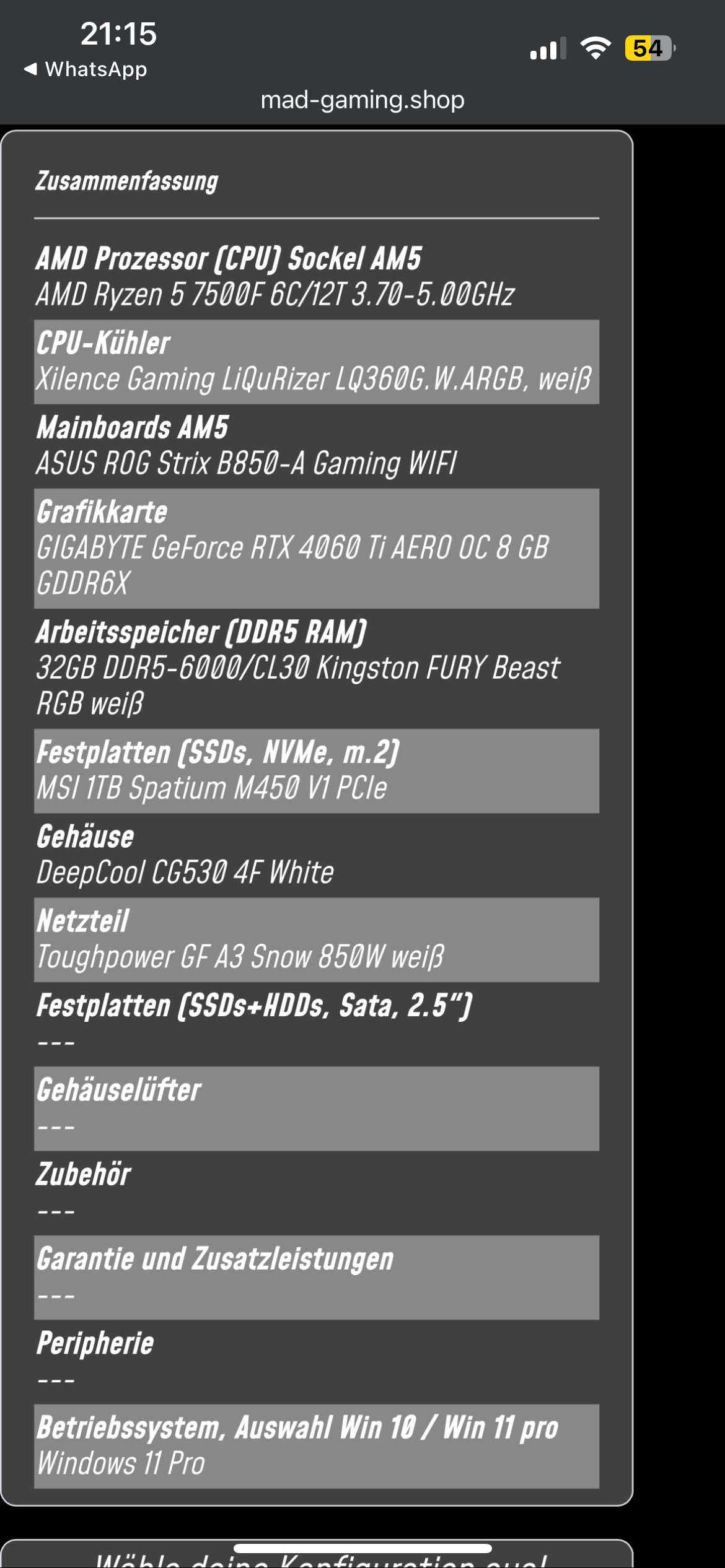 Kann man der Website MAD Gaming Vertrauen? (Gaming PC, PC-Konfiguration, Fertig-PC)