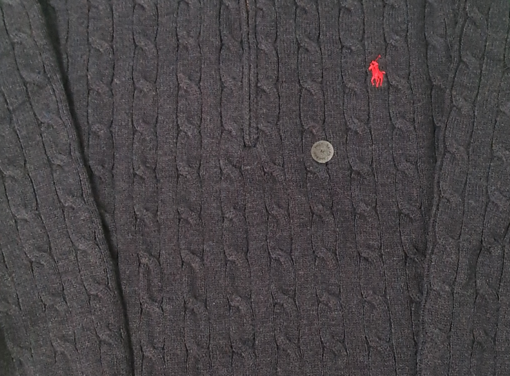 Kann man in einen RL hoodie mit diesem Muster einen schriftzug einähen ...