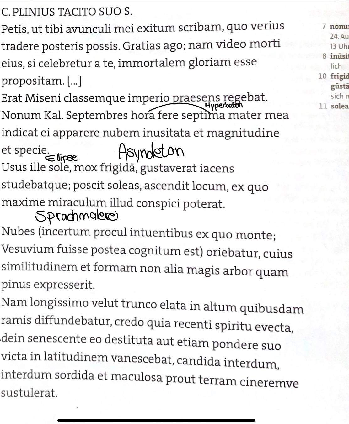 Kann man jemand sagen, um was es im Text geht? (Latein, plinius)