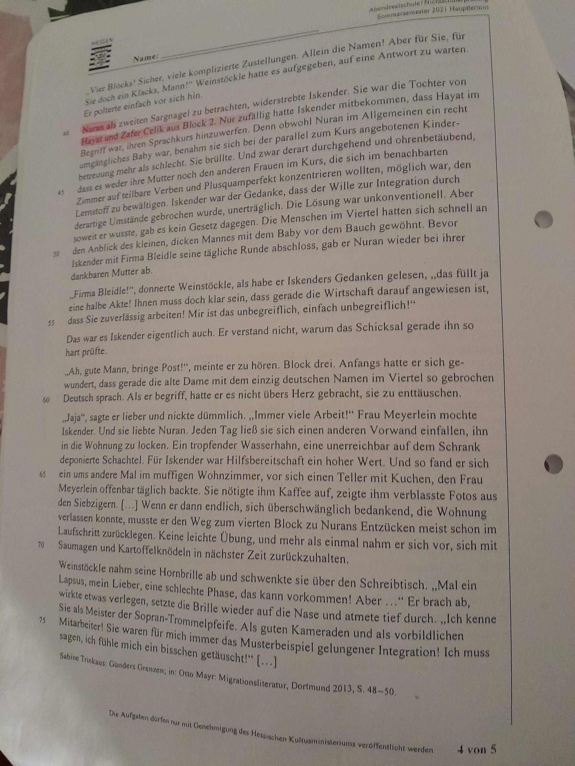 Kann mir bitte jemand die 3A erklären, wie soll ich das diskutieren ...