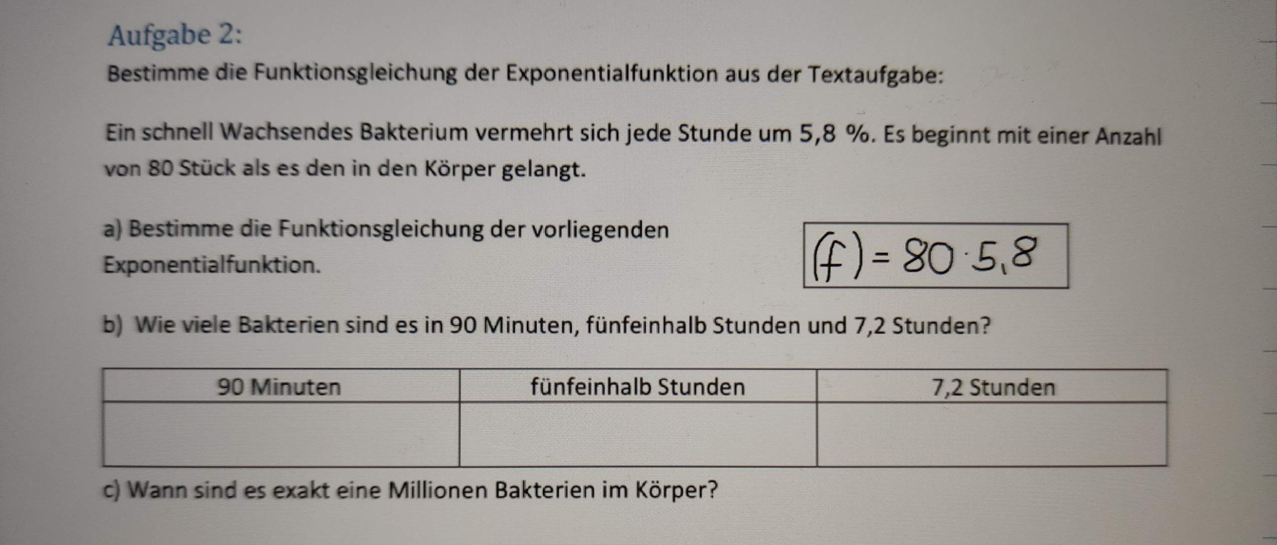 Kann Mir Jemand Bei Dieser Mathe Aufgabe Helfen Mathematik