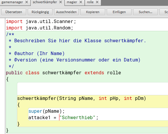 Kann mir jemand bei einem Informatik Java Projekt helfen? (Schule ...