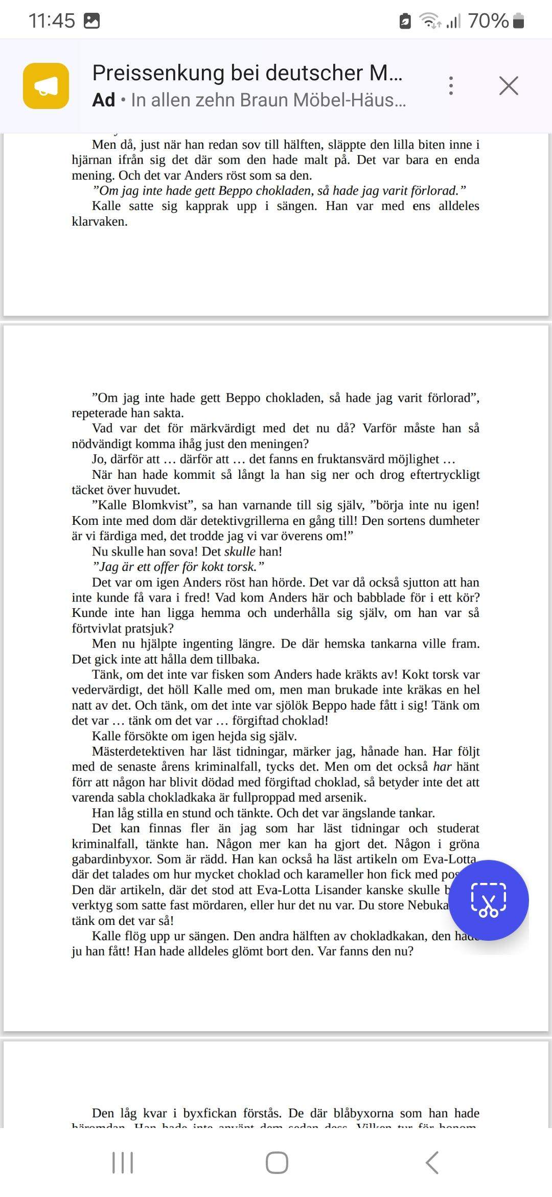 Kann mir jemand diese Auszüge aus einem schwedischen Buch übersetzen? (Lernen, Grammatik ...