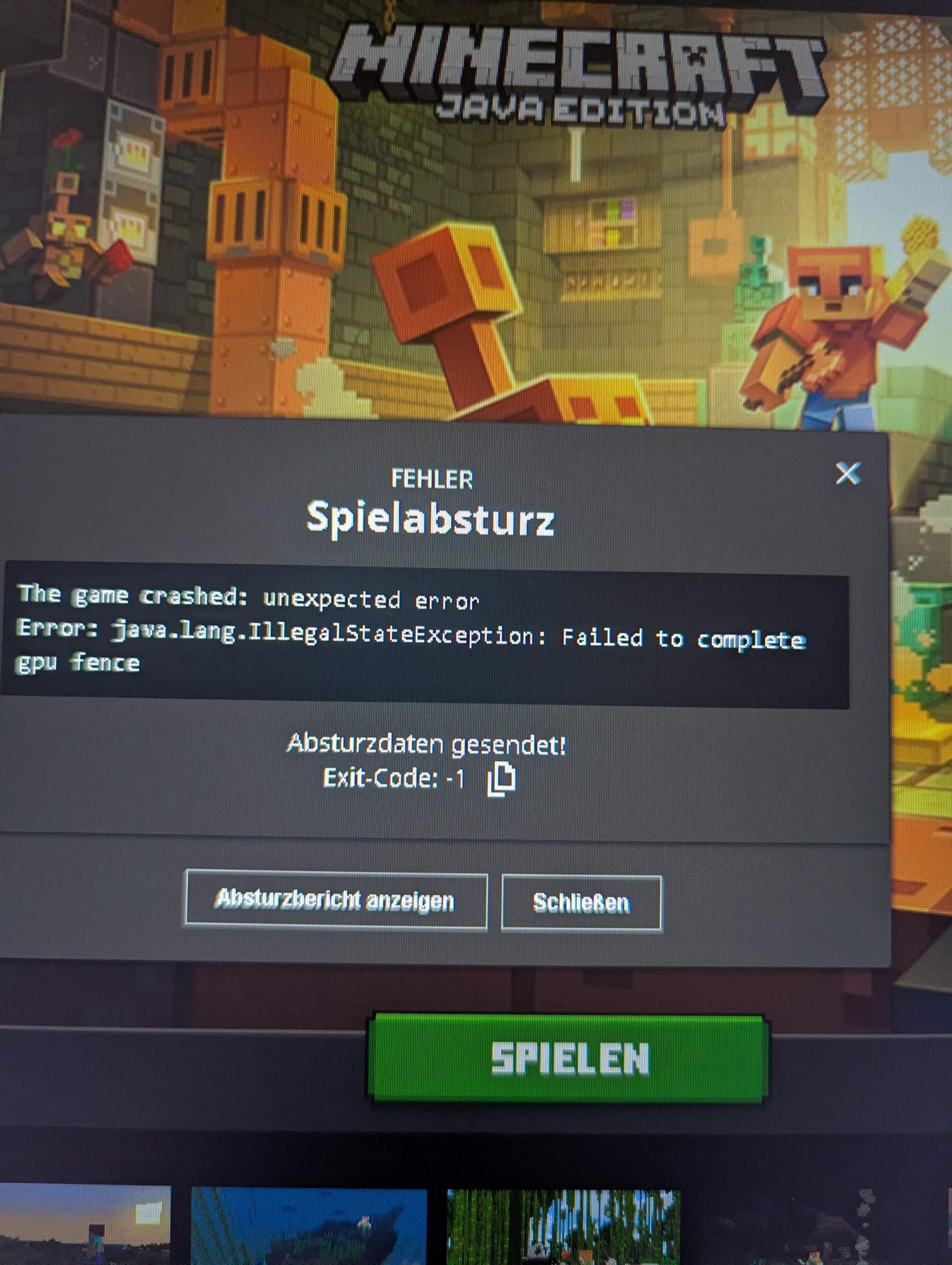 kann mir jemand helfen? (Gaming, Minecraft Java Edition)