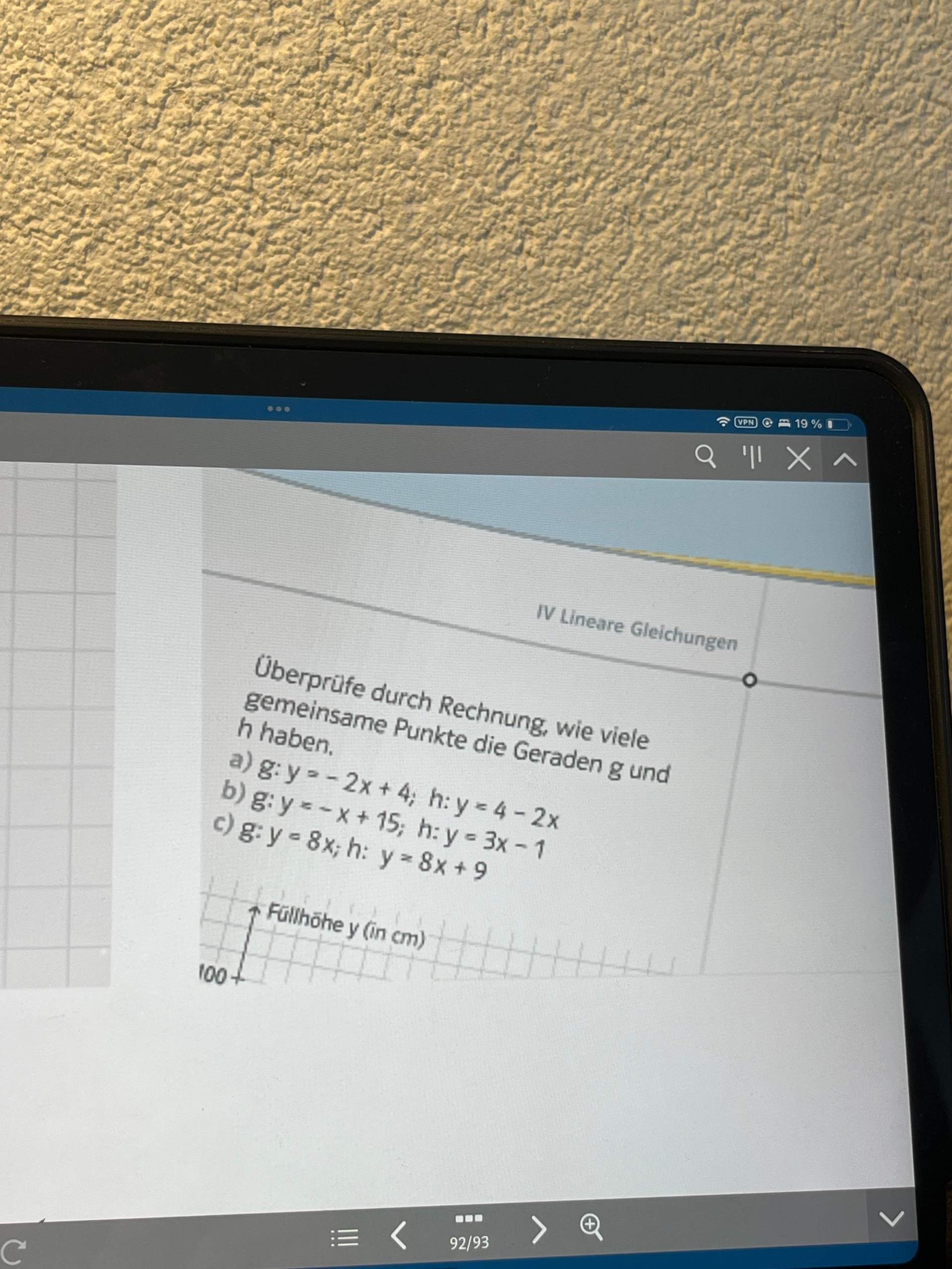 Kann mir jemand helfen? (Mathematik, lineare Gleichungen) Kann mir jemand helfen? (Mathematik, lineare Gleichungen)