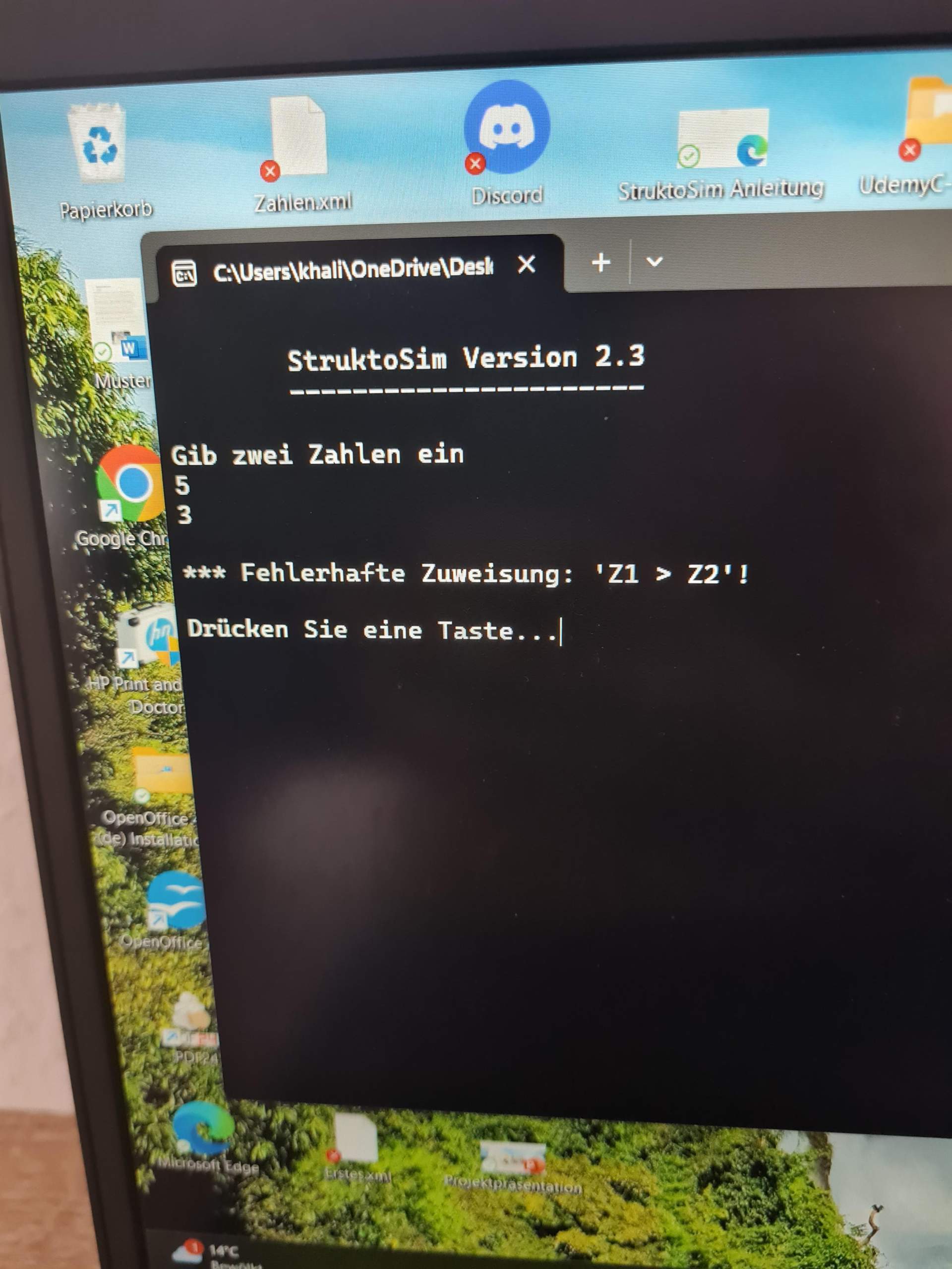 Kann mir jemand helfen? (programmieren, Informatik, Elektrotechnik)