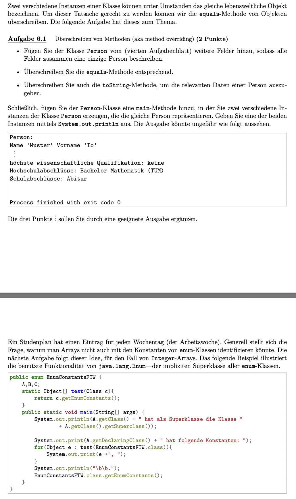 Kann mir jemand helfen meine Aufgabe für die Uni zu verstehen ich komme bei der Fragestellung ...